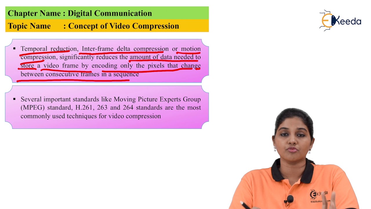 Concept of Video Compression | Digital Communication | TV and Video Engineering