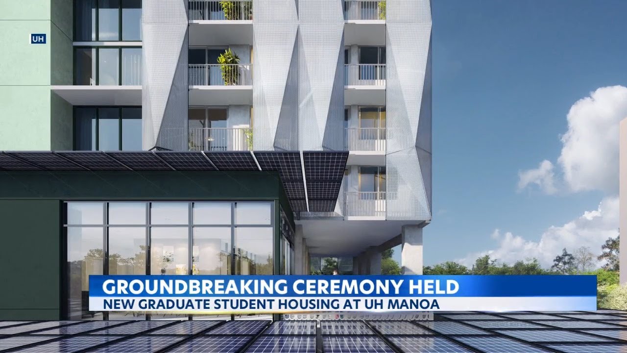Groundbreaking commences for new UH Manoa grad student housing facility