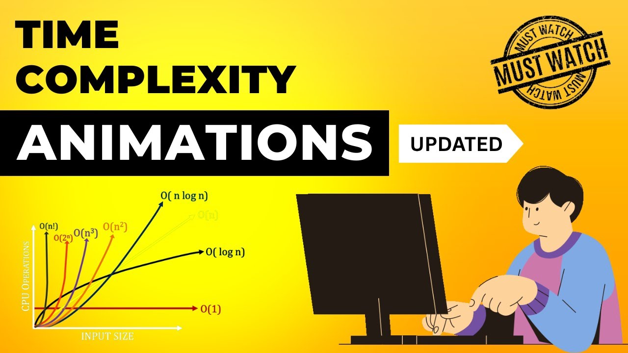 Time Complexity Animations | Data Structure | Visual How
