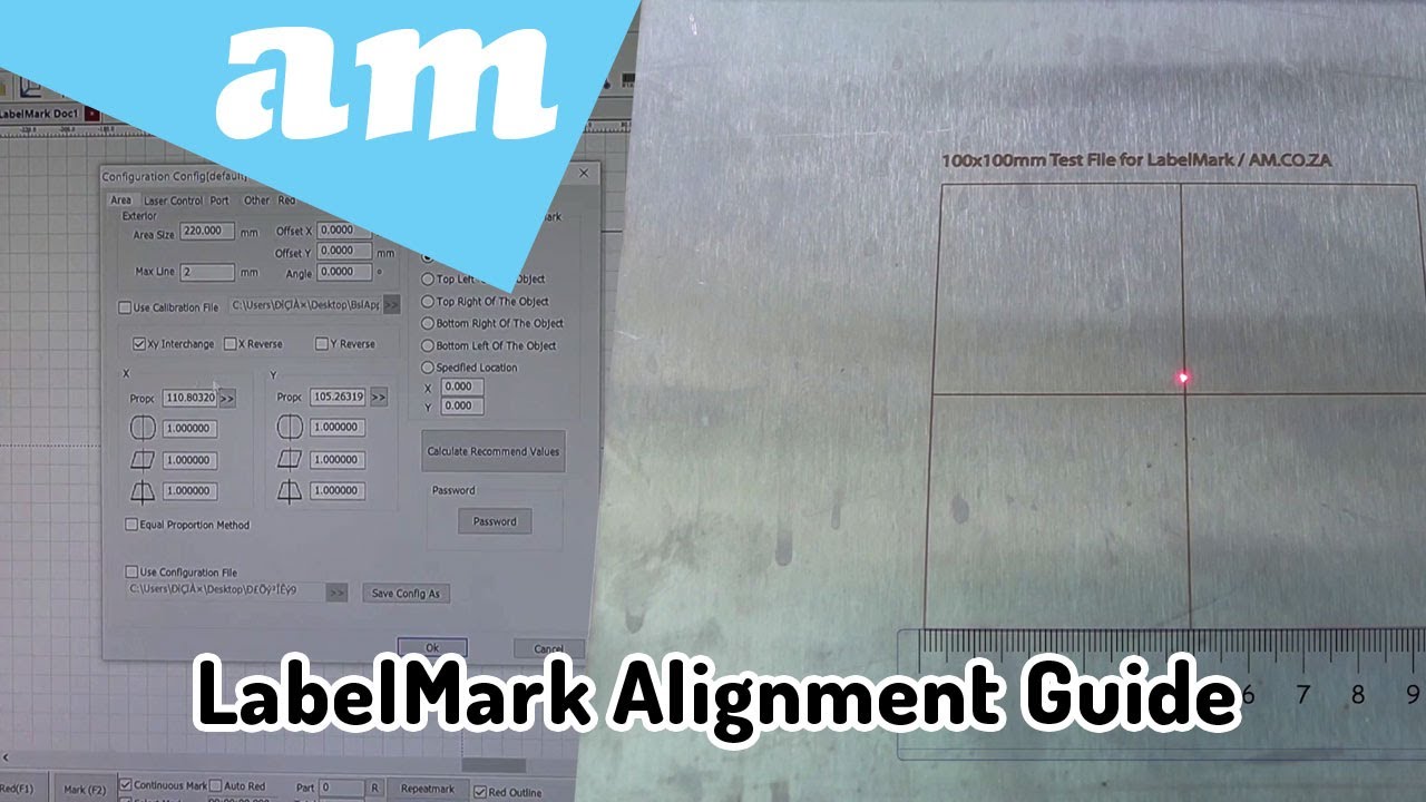 LLM-F50/R: LabelMark 50W 220x220mm Optical-Fibre Laser Marking ...