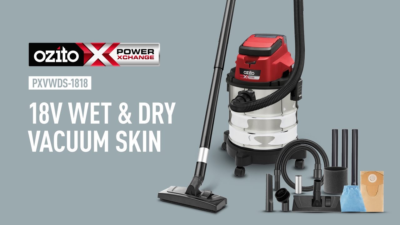 Ozito Power X Change 18V Wet and Dry Vacuum Cleaner - Product Video