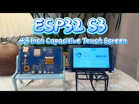 4.3 Inch 800*480/480*272 Capacitive Touch Screen with ESP32 S3 Development Board #esp32 #arduino