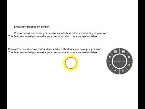 show key presses on screen
