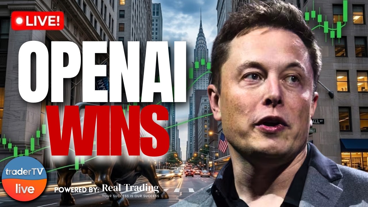 Elon Musk Loses! 🚨 OpenAI Wins Trial as $NVDA Wavers & $STX Plunges 7% | Stock Market Live