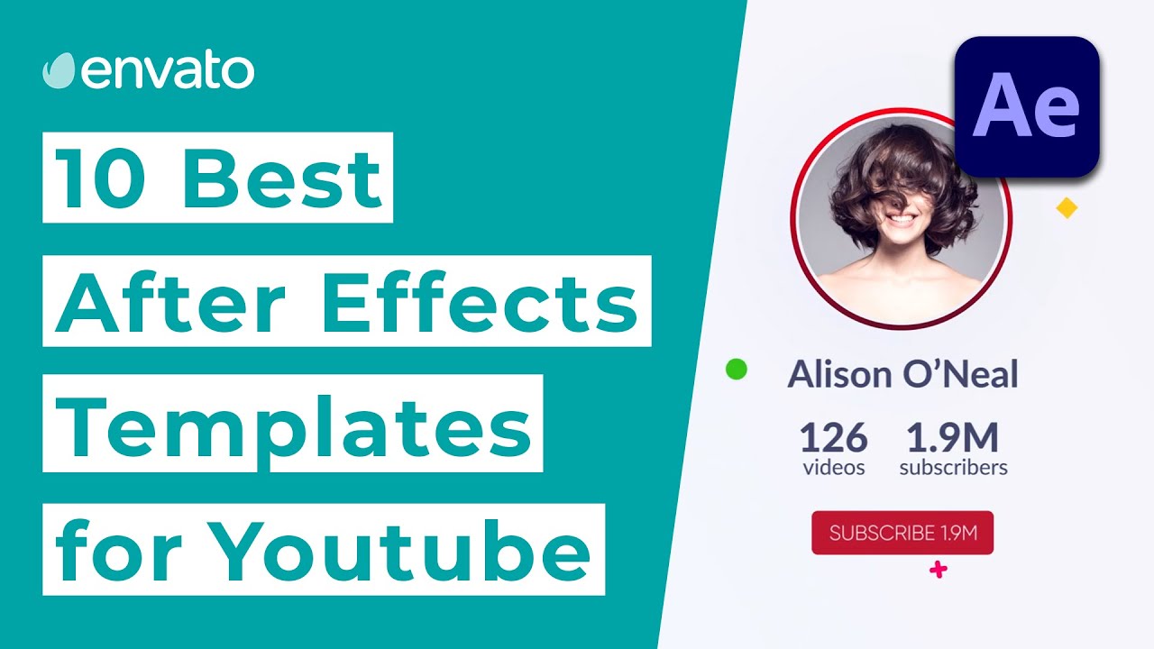 10 Best After Effects Templates for YouTube [2021]