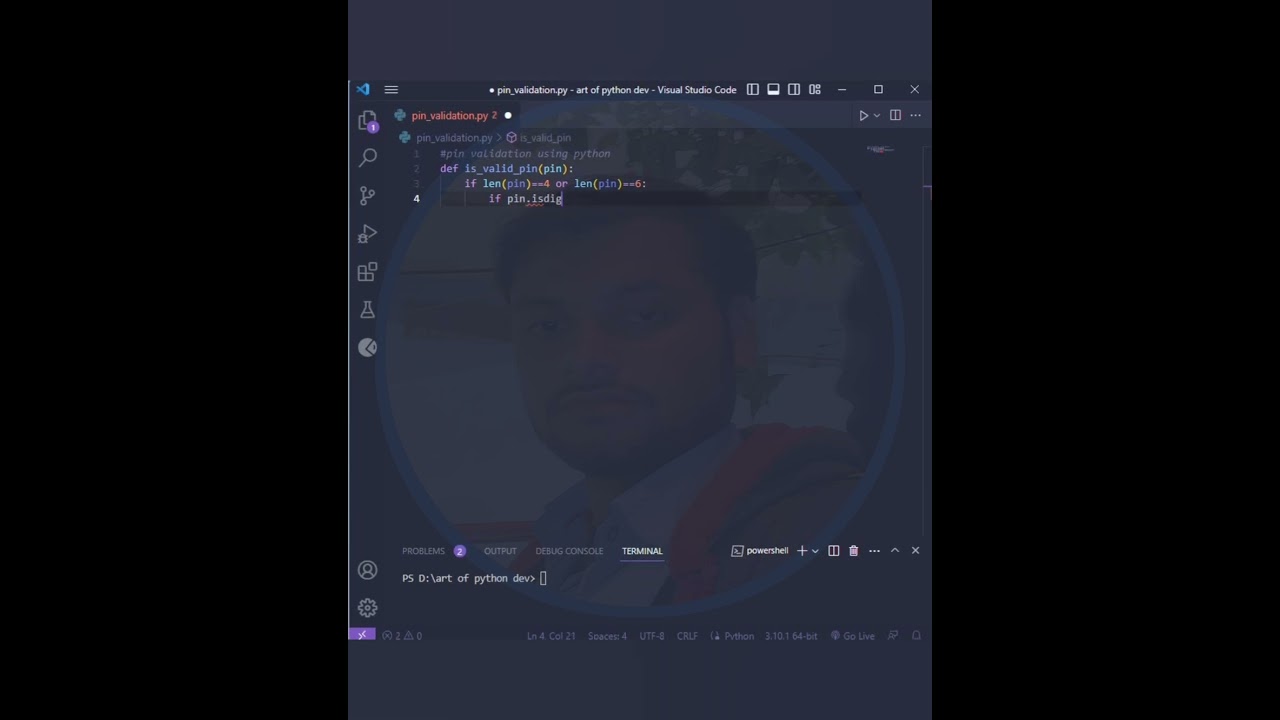 Pin Validation Using Python || Check Pin is Valid or Not
