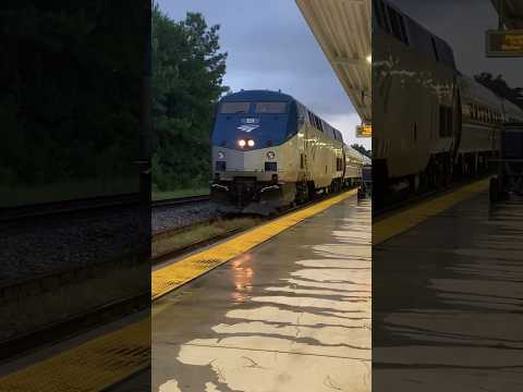 Amtrak palmetto 89 arrives Charleston with a P42