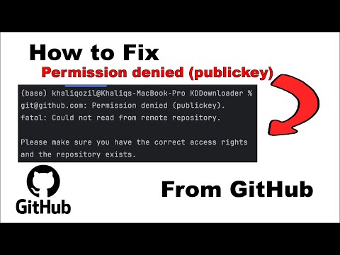 Fix GitHub Error Permission denied (publickey) | SSH Error Step by Step guide