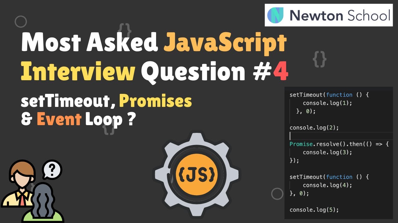 Most Asked JavaScript Interview Questions | setTimeout, Promises & Event Loop | JS Interview Series