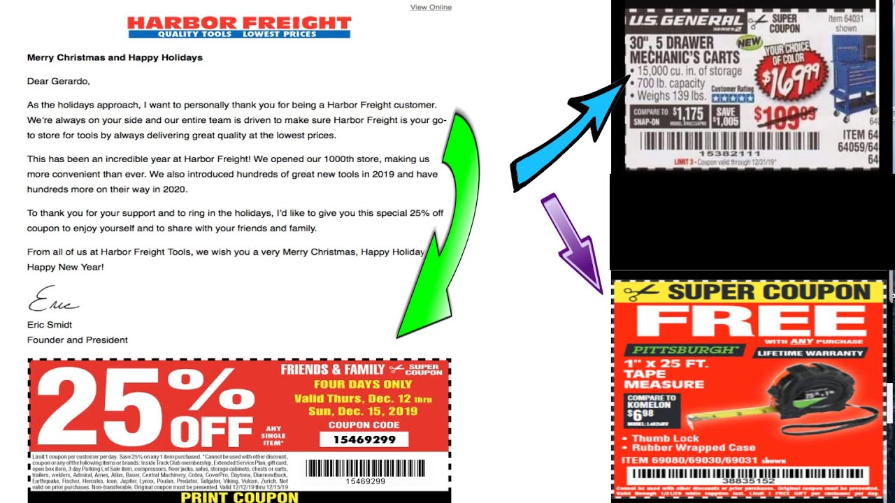 25% Off Coupon+Other Free Tool Coupons Harbor Freight