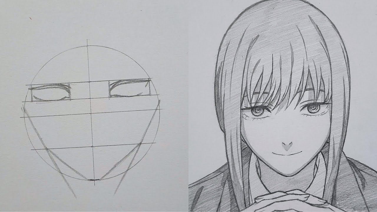 How To Draw Makima With Easy And Simple Steps! | Chainsaw Man