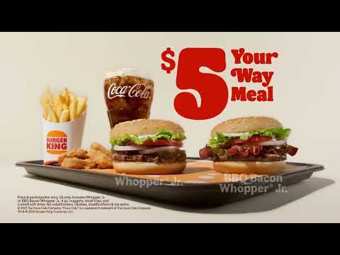 Burger King Have it your way for 10 hours
