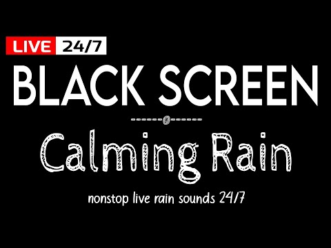 Say Goodbye to Insomnia with Black Screen Rain Sounds for Sleep & Relaxation | Sleep Sounds Rain