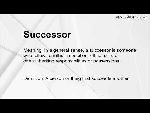 Successor Meaning