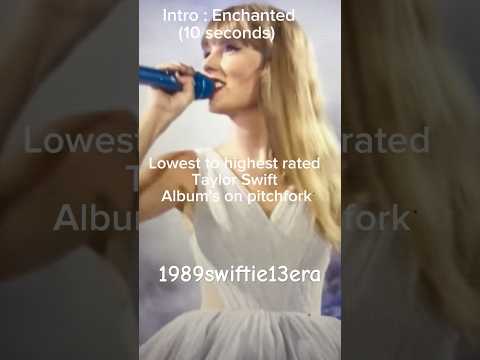 Lowest to highest rated Taylor Swift album's to pitchfork #taylorswift