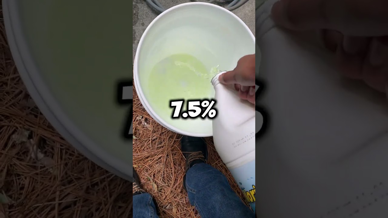 SECRET Pressure Washing Chemical👀👀 #pressurewashingplays