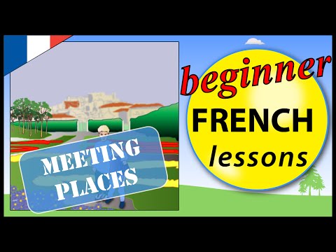 Meeting places in French | Beginner French Lessons for Children
