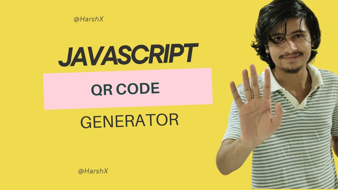 Create a QR Code Generator Using JavaScript | Easy Tutorial