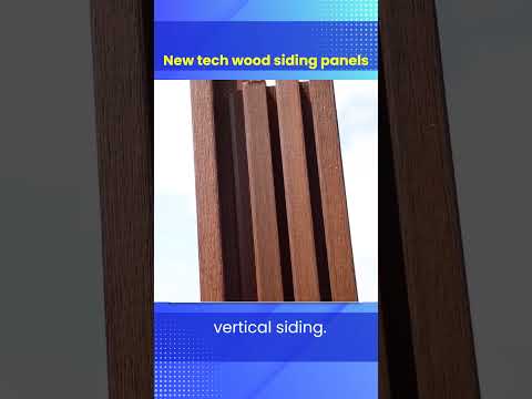 Home Design with New Tech Wood Siding Panels! 🏡✨