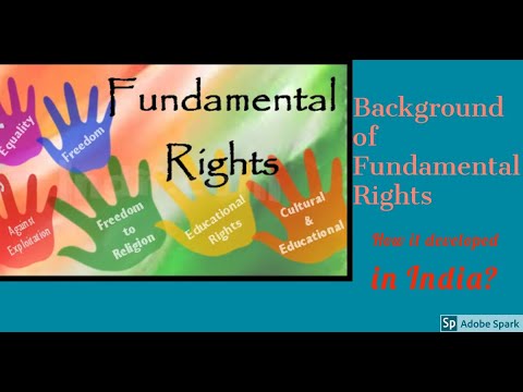 Background and development of Fundamental Rights under Indian ...