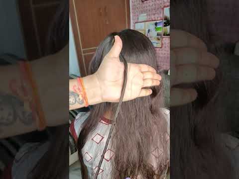split end दो मुँह वाले बाल कैसे हटाए 2021!! Nicks parihar Chauhan!!