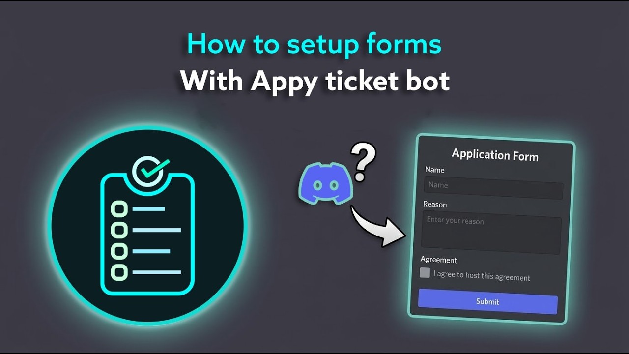 How To Setup Forms With The Appy Discord bot
