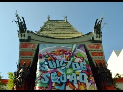 Watching a movie at the Famous Chinese Theater in Los Angeles