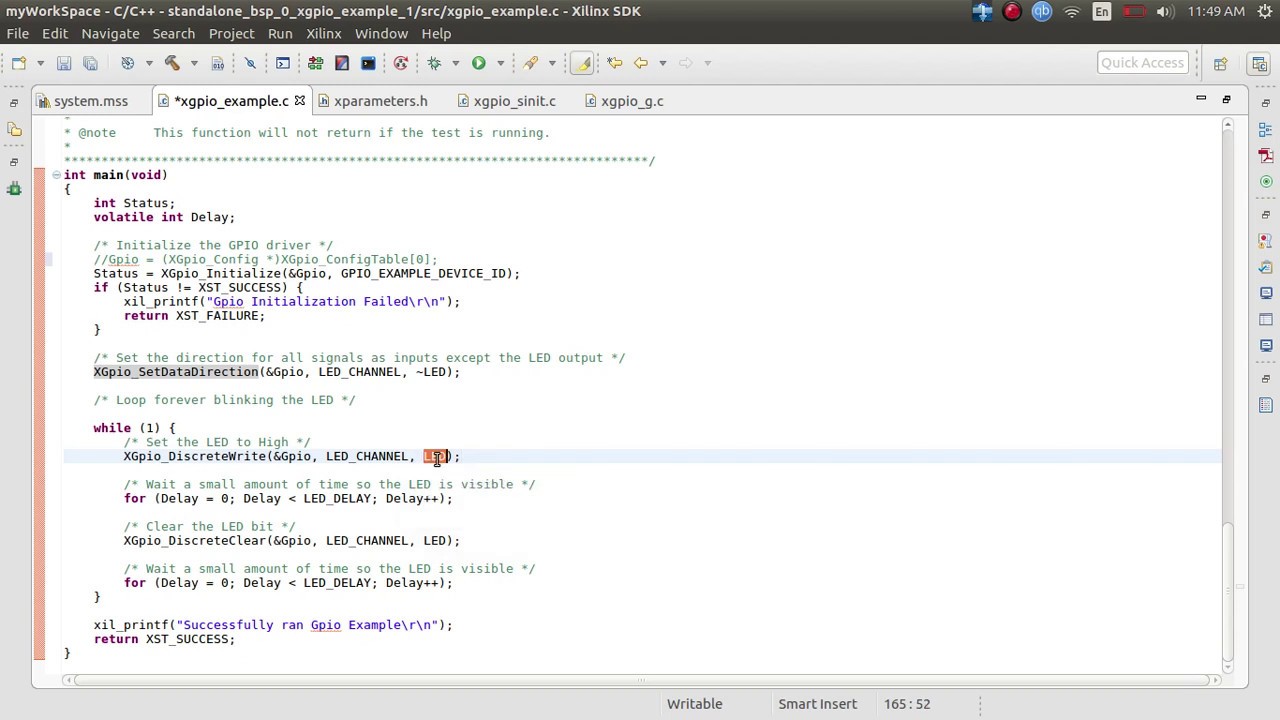 Developing Interrupt Based LED Blinking Application on Zynq - Minized ...