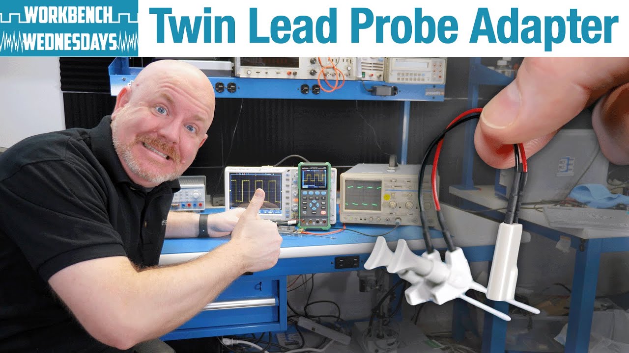 Twin Lead Oscilloscope Probe Adapters (Ditch the Aligator Clips ...