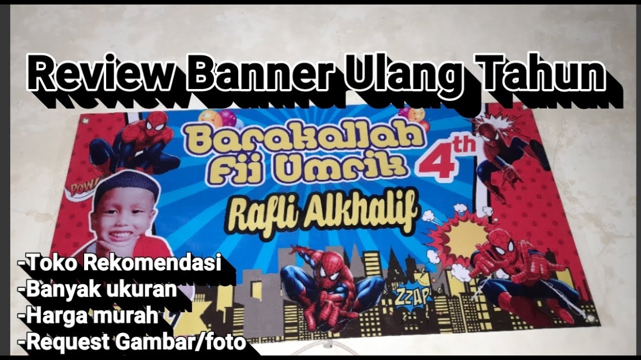 Review Banner Ulang Tahun