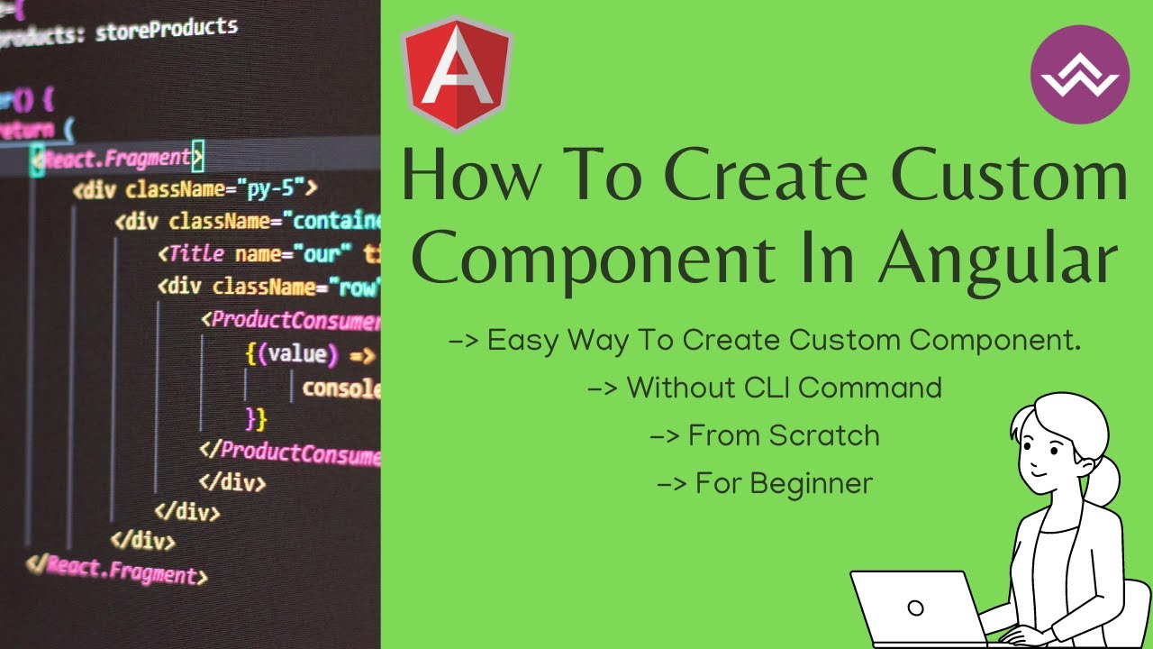How to creating custom component in angular | Angular Development Tutorial