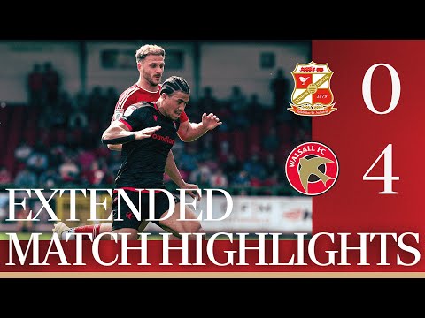 Extended Highlights: Swindon Town vs Walsall