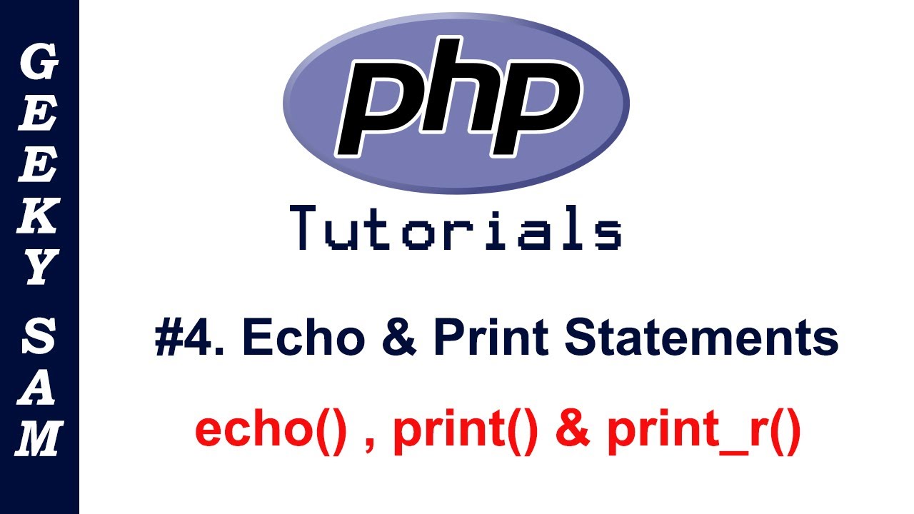 PHP 5 Tutorials for Beginners | #4 PHP 5 echo and print Statements | Hindi