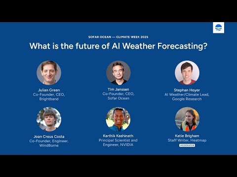 The Future of AI Weather Forecasting Panel - SF Climate Week 2025