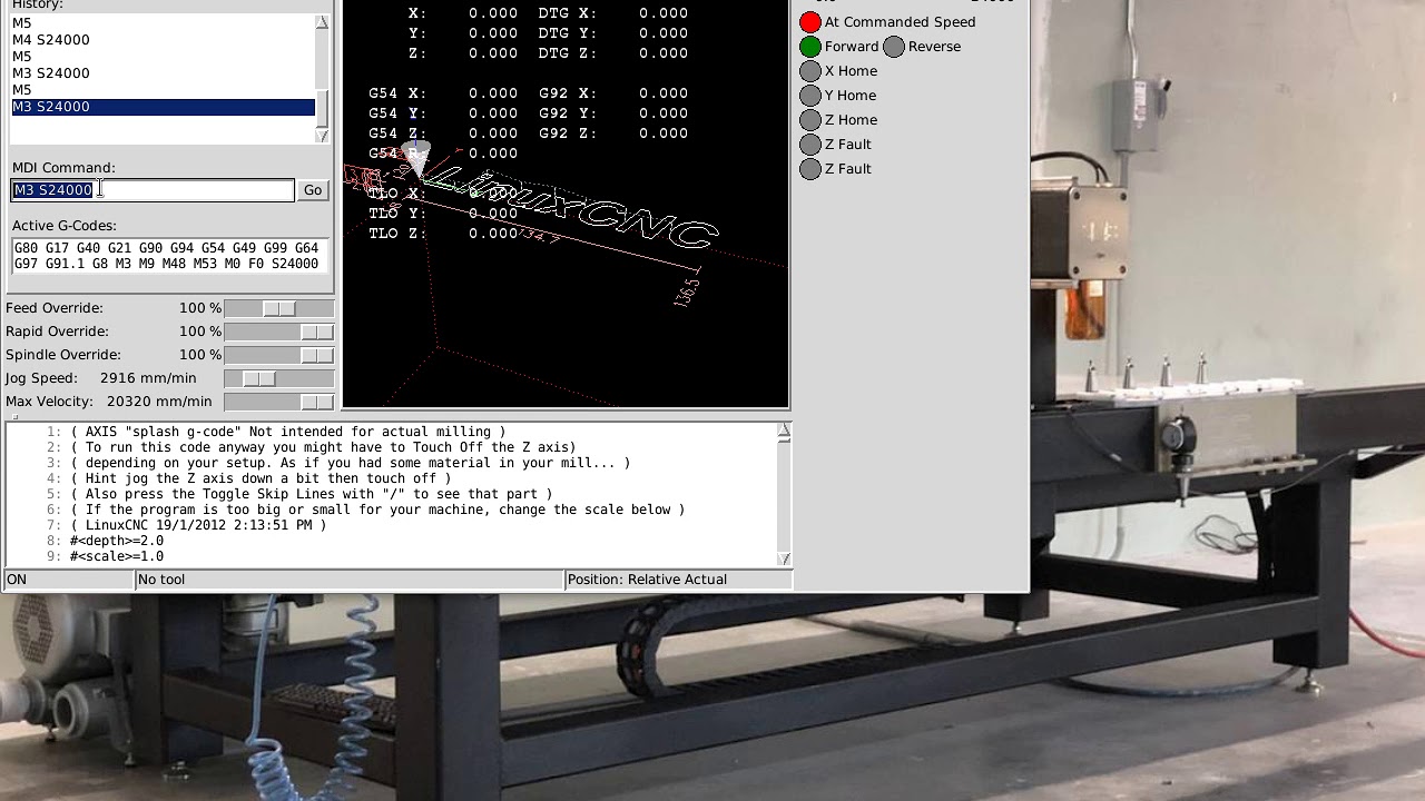 LinuxCNC controlling a Hitachi WJ200 VFD over Modbus