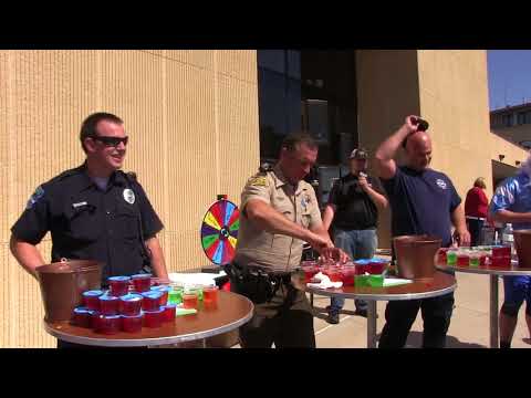 CENT Divided Jell-O eating contest