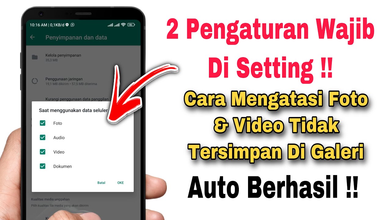 Cara Agar Foto Dan Video WhatsApp Tersimpan Di Galeri Otomatis