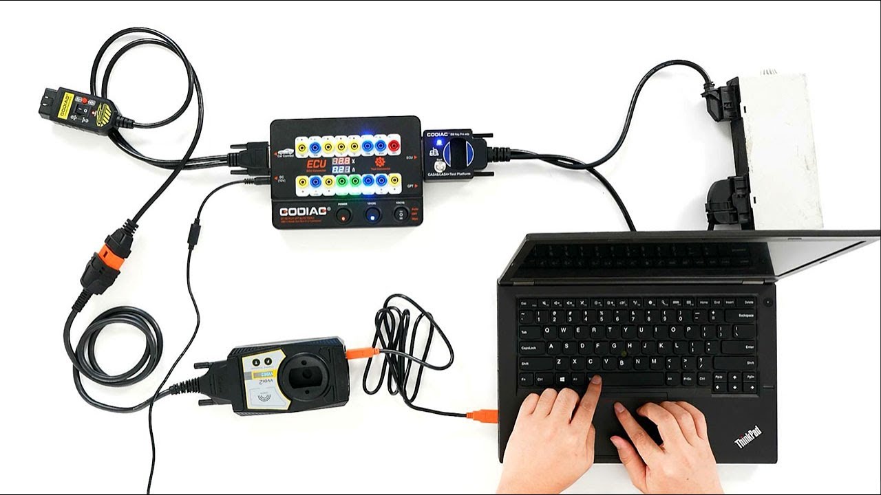 VVDI2 and Godiag GT100 PLUS + CAS4 Test Platform Read BMW CAS4/CAS4+ IMMO Data -VVDISHOP