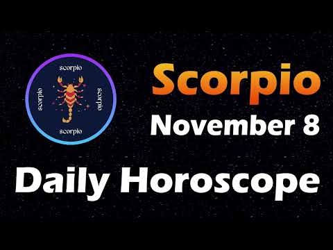 Scorpio Horoscope Today, Scorpio Tarot today, 8th November 2022 #ScorpioHoroscope #Horoscopia