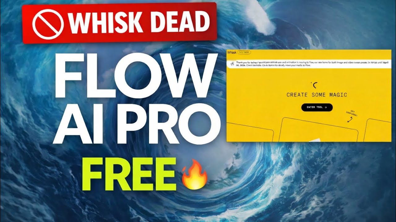 Whisk is DEAD: How to Get Flow AI Pro Features for FREE (Full Tutorial)