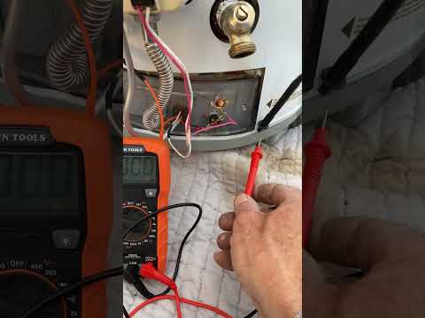 Thermopile Water Heater Multi-Meter Tip #plumbing #diy #hotwater #homeappliance