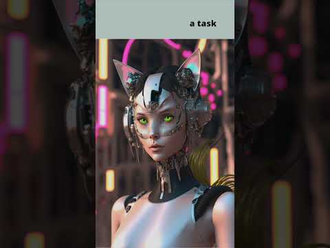 AI Catgirl Robots Exist! | Elon Musk! #shorts #catgirl #anime
