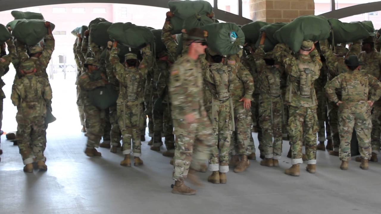 Day zero pick up. Army basic training.