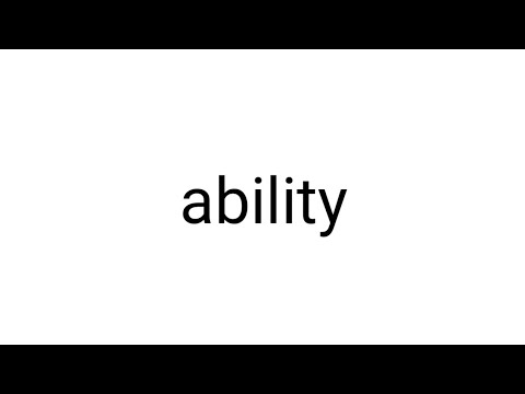 Ability Meaning | Ability Meaning In English | Ability | Word of the day | Quick dictionary