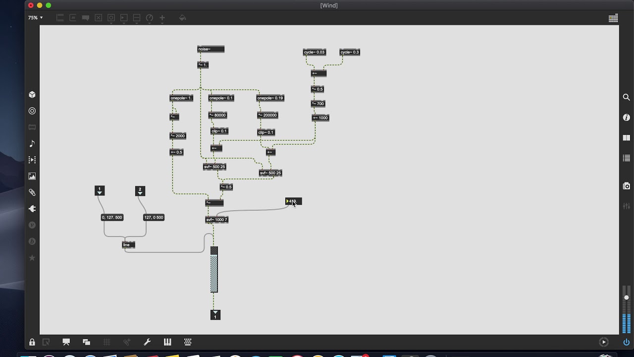 Jamie Dumas Max Msp Procedural Wind Patch