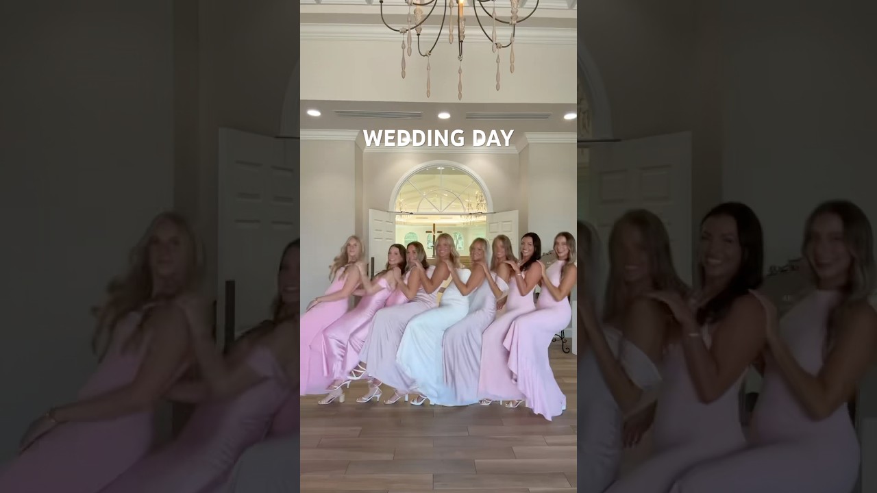 HAPPY WEDDING DAY 💍#wedding #transition #bridesmaid #bride #florida #aesthetic #trending #sisters