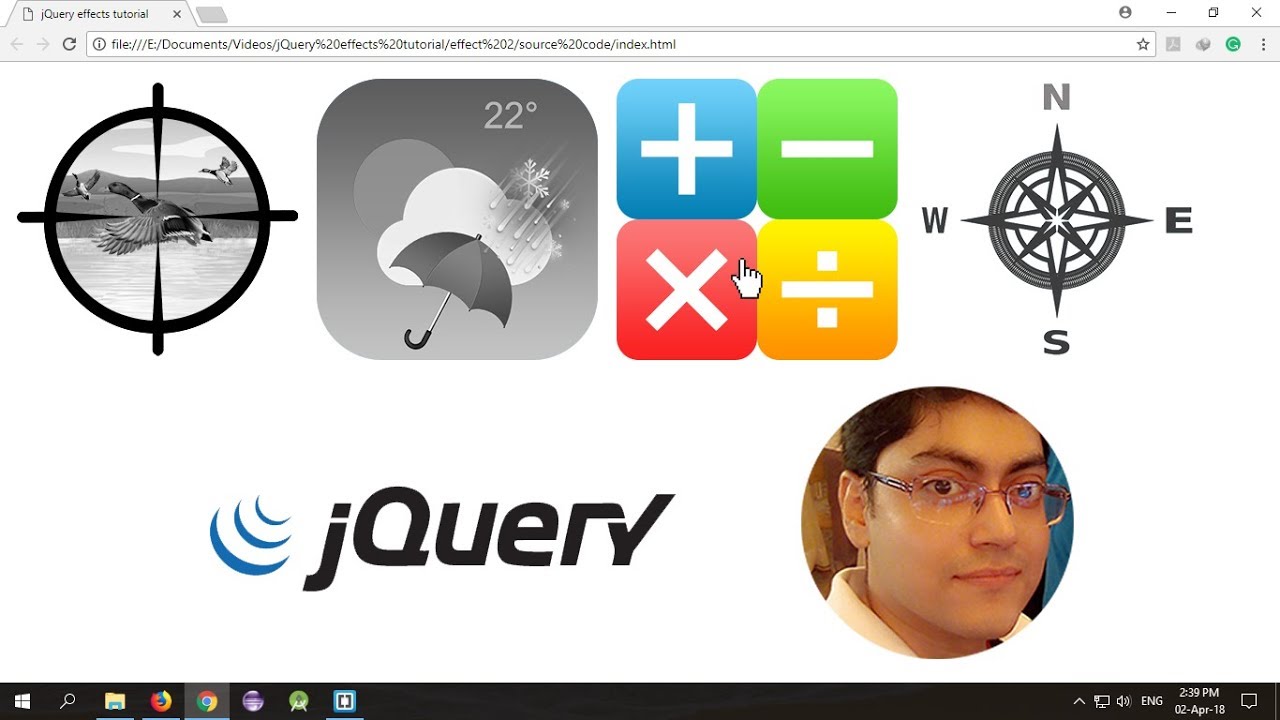 jQuery Slide, Fade an Image on Hover - jQuery Tutorial