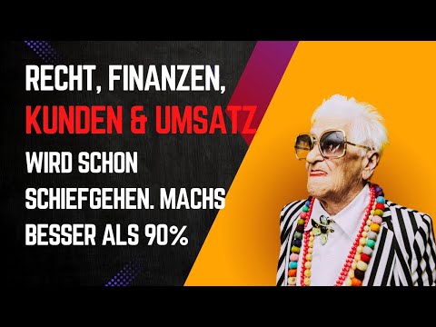 Warum 90 % der Gründer scheitern – und wie Du es von Anfang an richtig machst