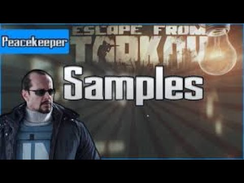Samples - Peacekeeper Task - Escape from Tarkov Quest | Med Spawn Military Camp on Woods 🤔#shorts