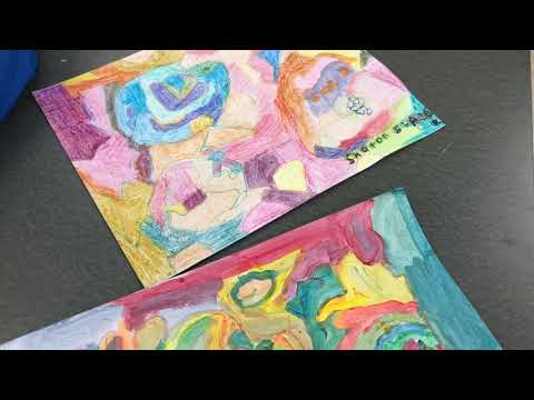 A Space Ship, Planet, and Stars with Rocks and Minerals and Swans